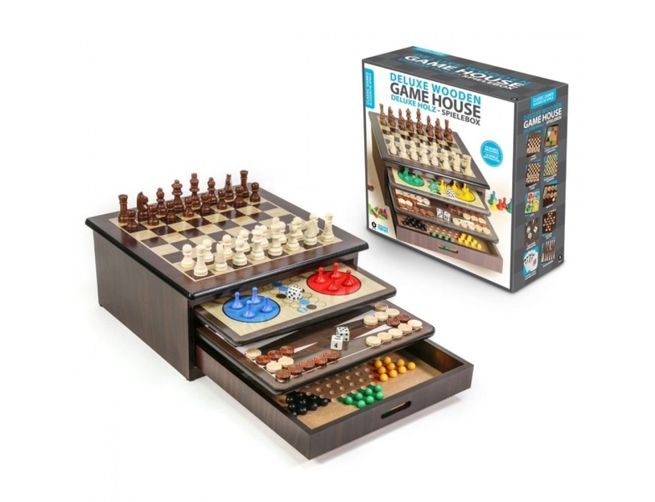 Deluxe Wooden Game House